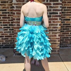Party Time Formals | Dresses | Party Time Formals Blue Fit And Flare ...